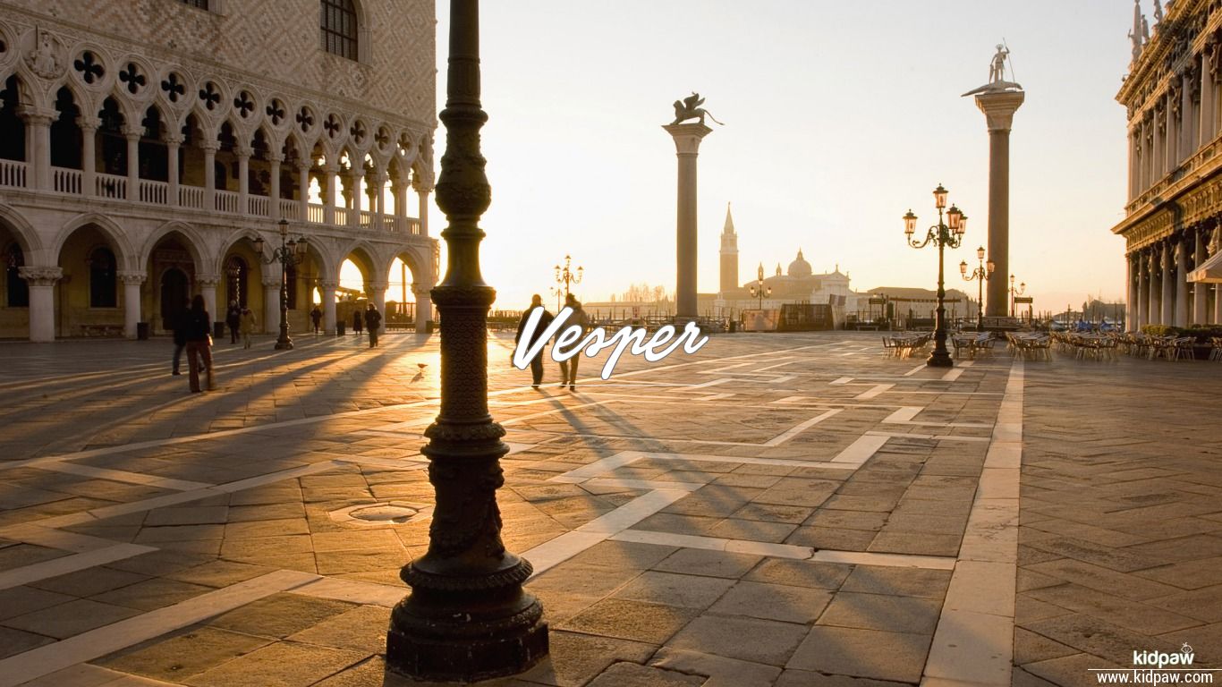 Vesper 3D Name Wallpaper for Mobile, Write Name on Photo Online