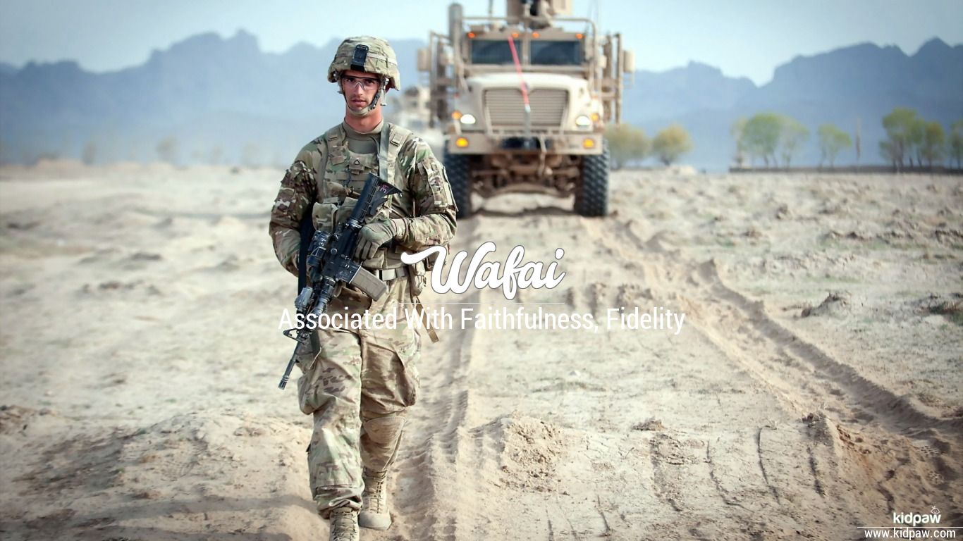 Wafai 3D Name Wallpaper for Mobile, Write وفائی Name on Photo Online