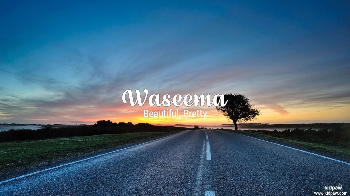 Waseema 3D Name Wallpaper for Mobile, Write واسیمہ Name on Photo Online