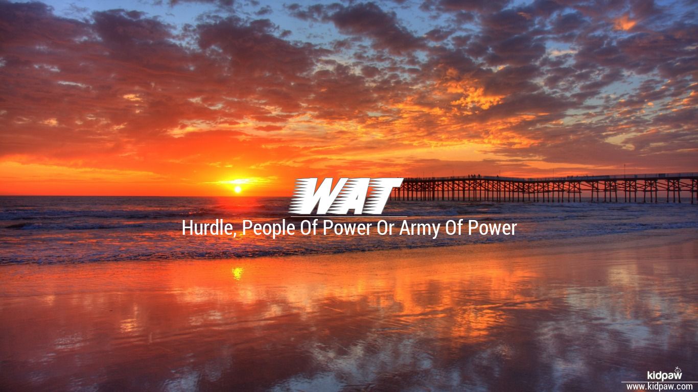 वाट | Wat Name Meaning in Hindi & English, Rashi, Nakshatra, Origin ...