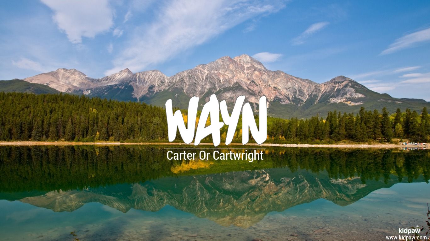 Wayn 3D Name Wallpaper for Mobile, Write Name on Photo Online