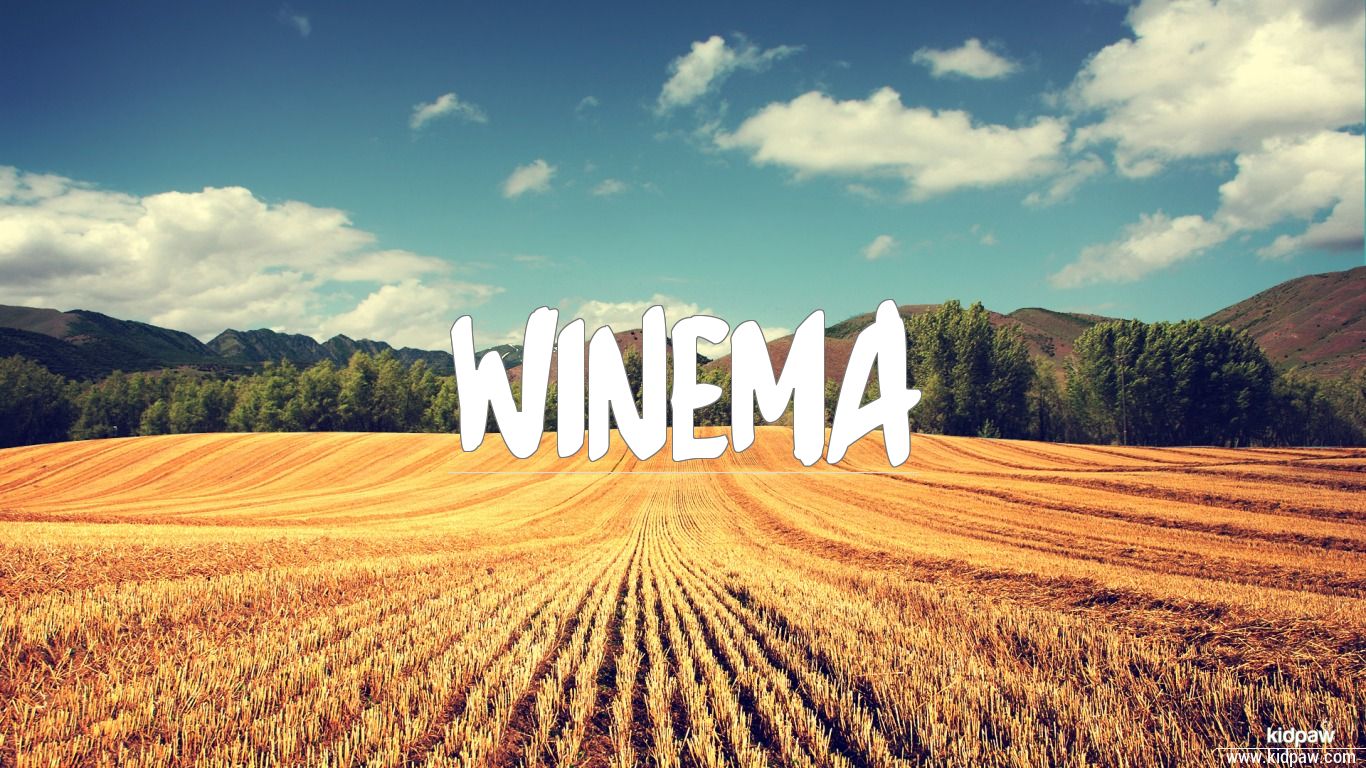 Winema 3D Name Wallpaper for Mobile, Write Name on Photo Online