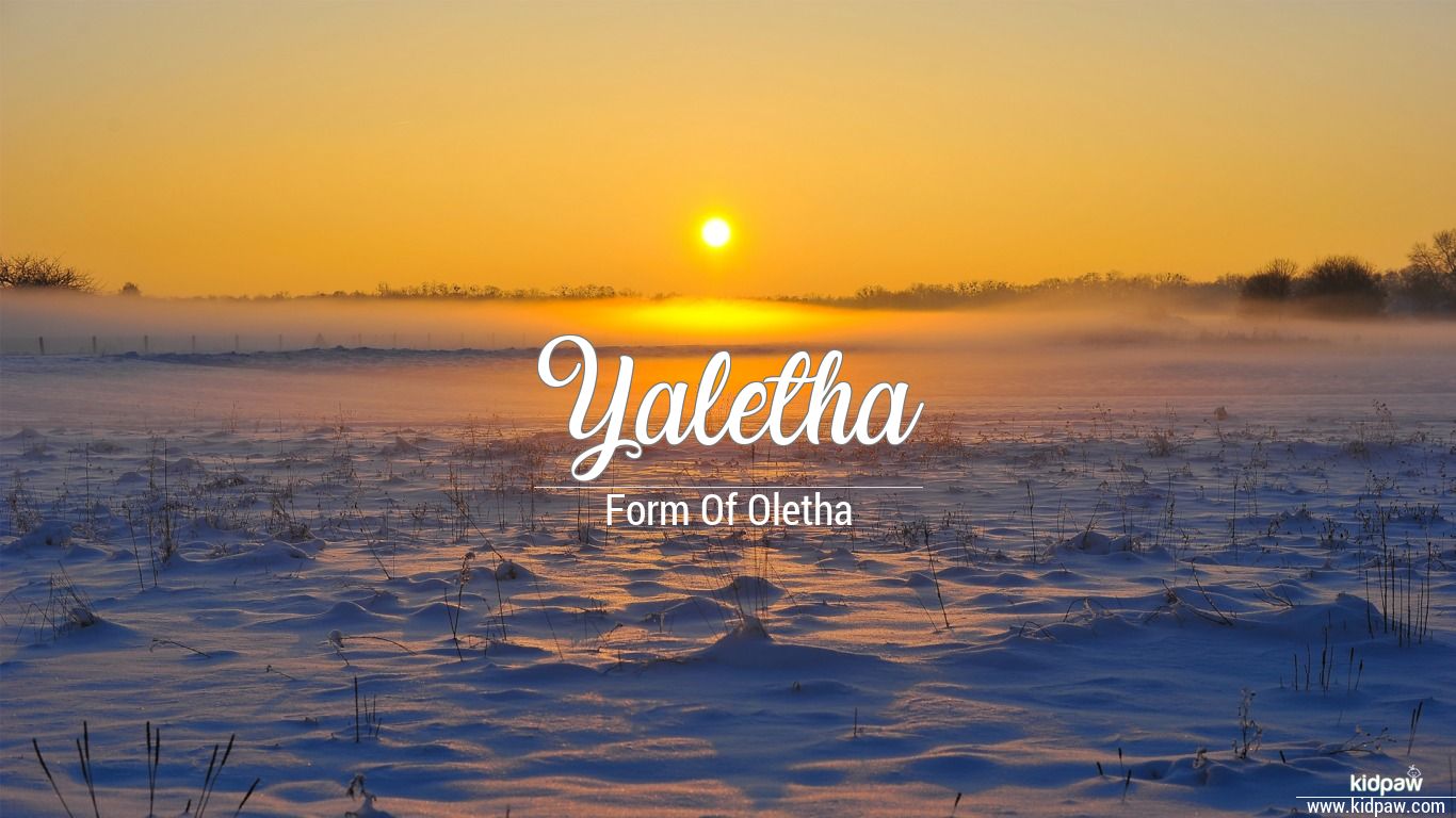 Yaletha 3D Name Wallpaper for Mobile, Write Name on Photo Online
