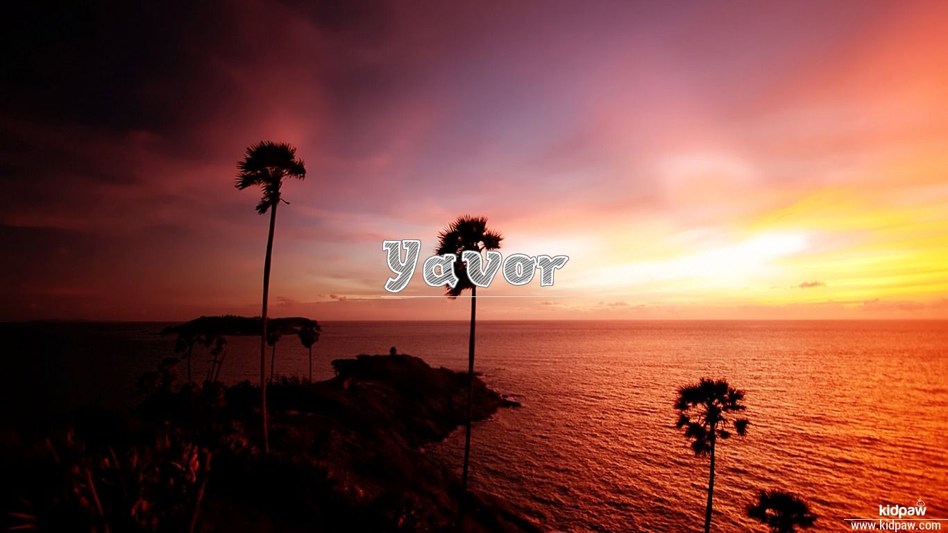 Yavor 3D Name Wallpaper for Mobile, Write Name on Photo Online