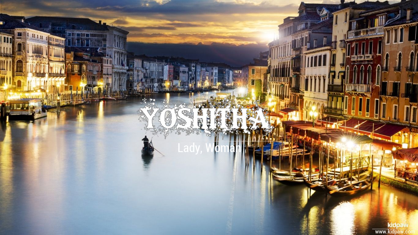 Yoshitha 3D Name Wallpaper for Mobile, Write योशीथा Name on Photo Online