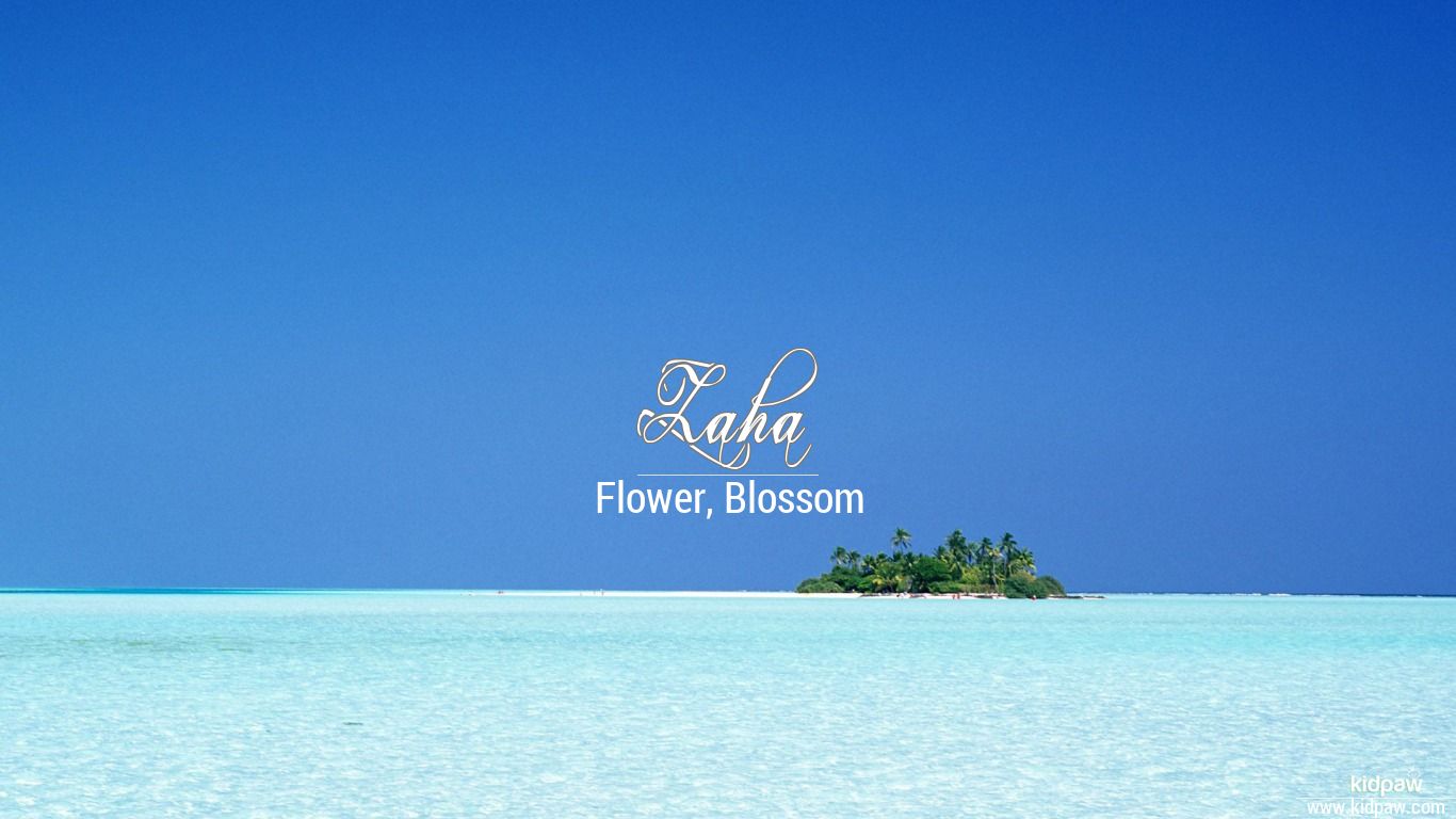 Zaha 3D Name Wallpaper for Mobile, Write Name on Photo Online