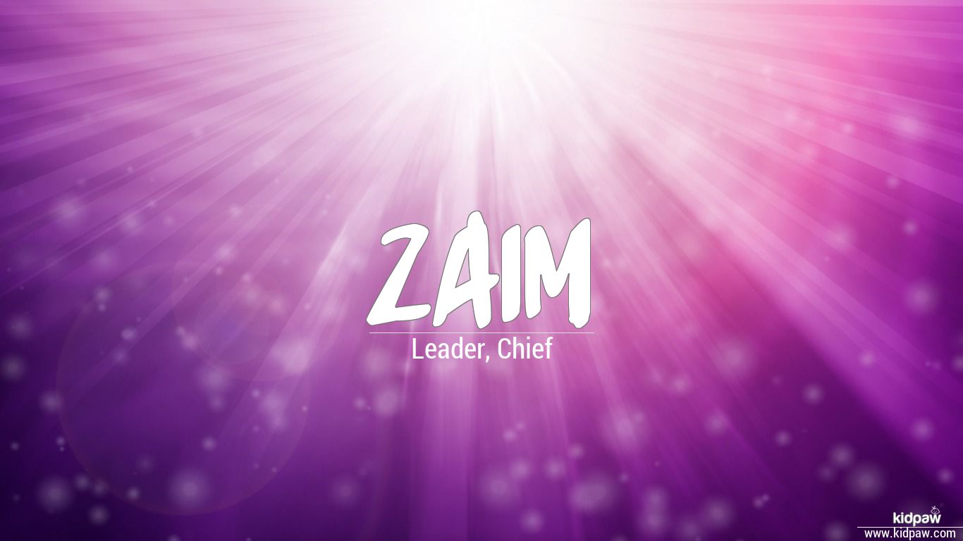 Zaim 3D Name Wallpaper for Mobile, Write زعیم Name on Photo Online
