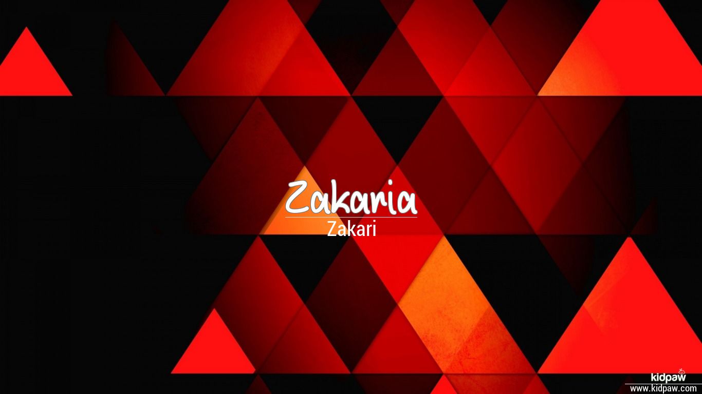 Zakaria 3D Name Wallpaper for Mobile, Write زکریا Name on Photo Online