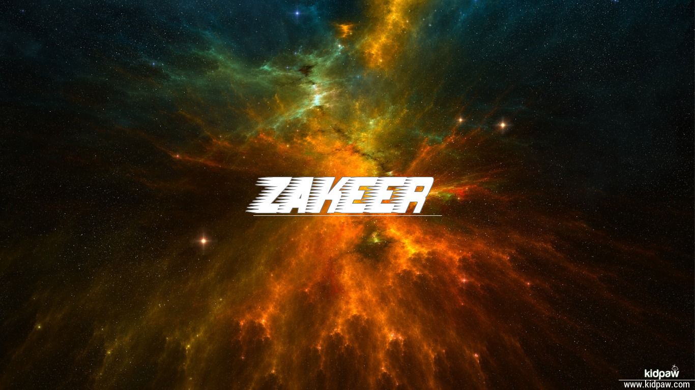 Zakeer 3D Name Wallpaper for Mobile, Write Name on Photo Online