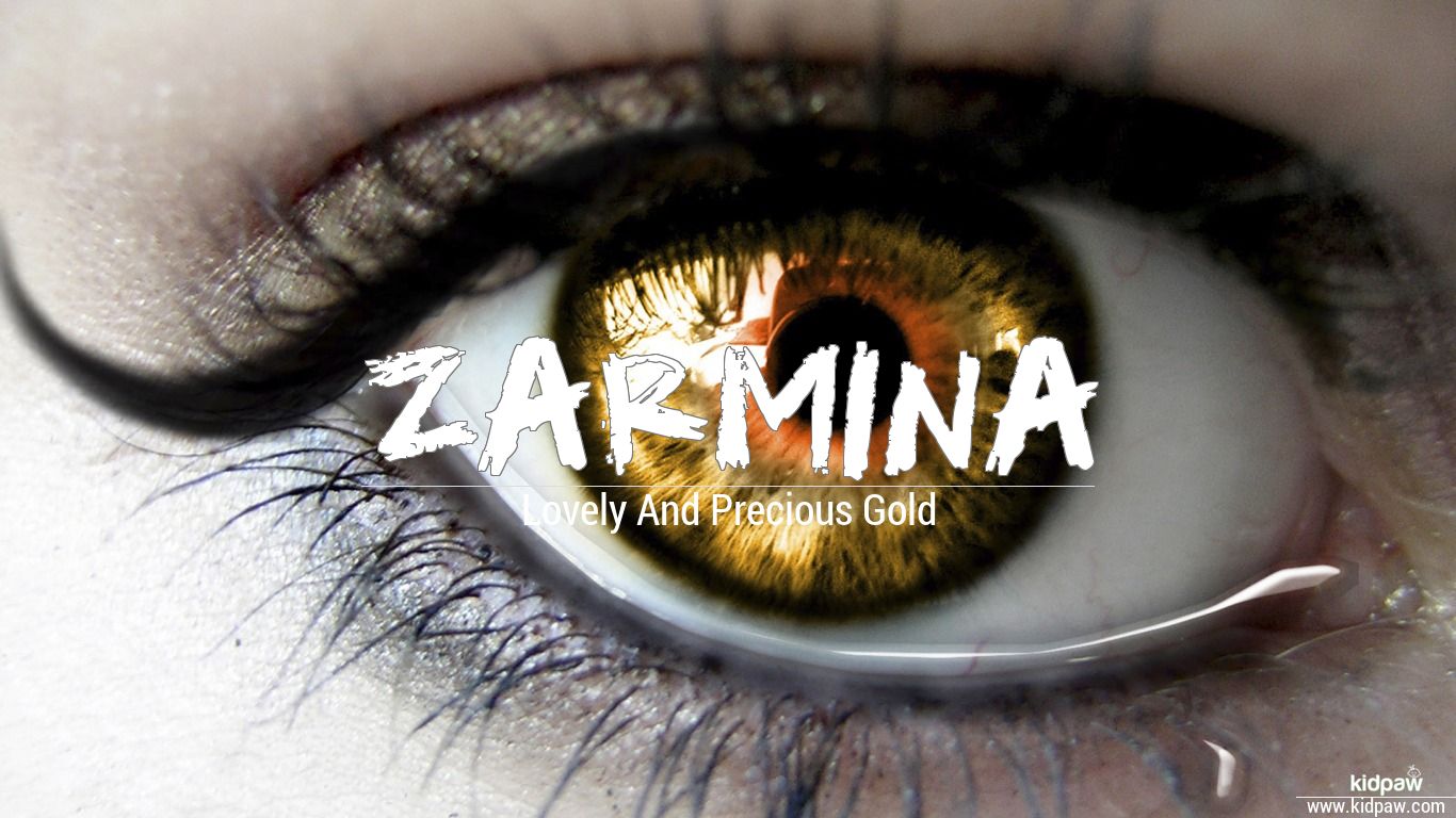 Zarmina 3D Name Wallpaper for Mobile, Write زرمینہ Name on Photo Online