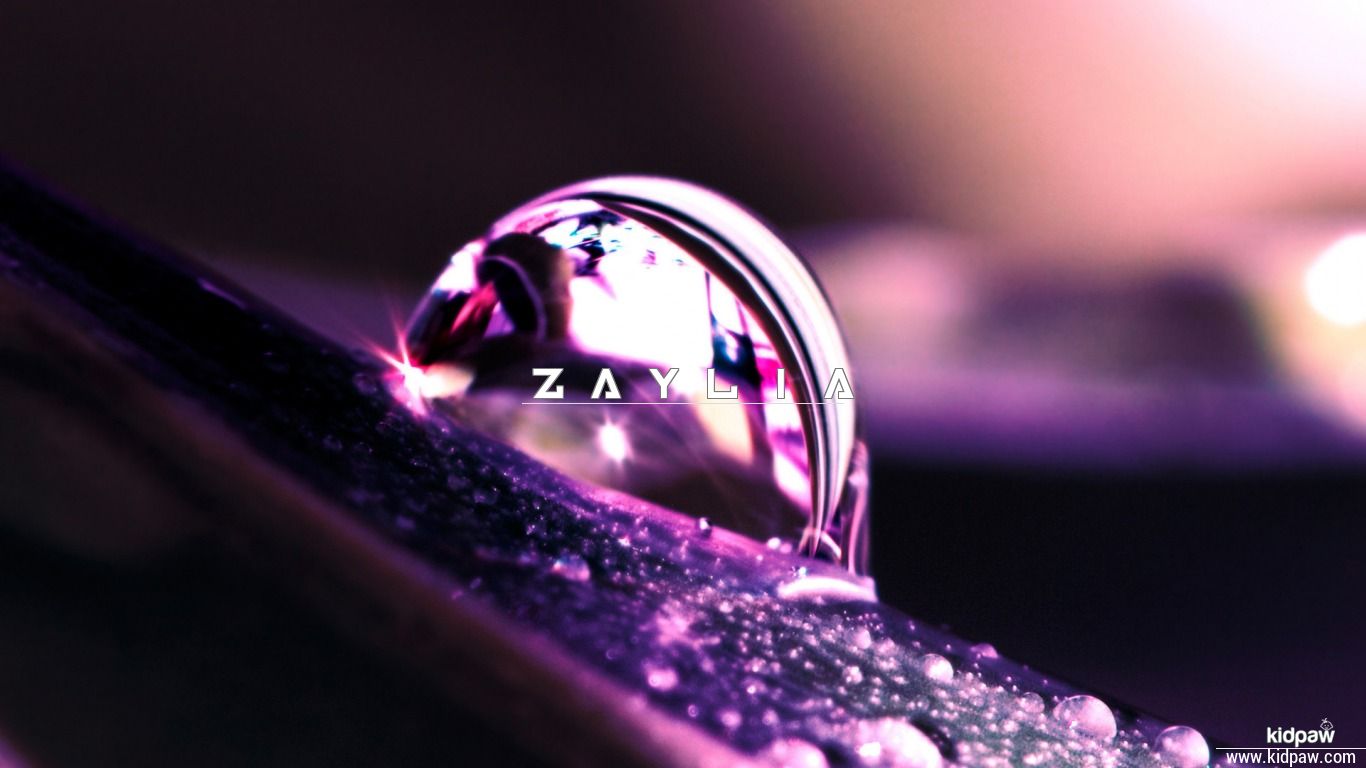Zaylia 3D Name Wallpaper for Mobile, Write Name on Photo Online
