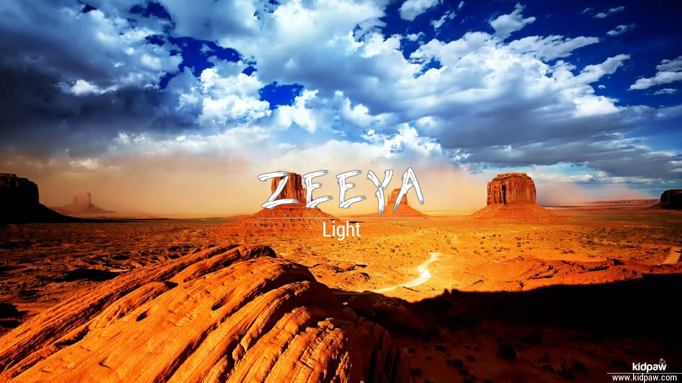 Zeeya 3D Name Wallpaper for Mobile, Write زیا Name on Photo Online