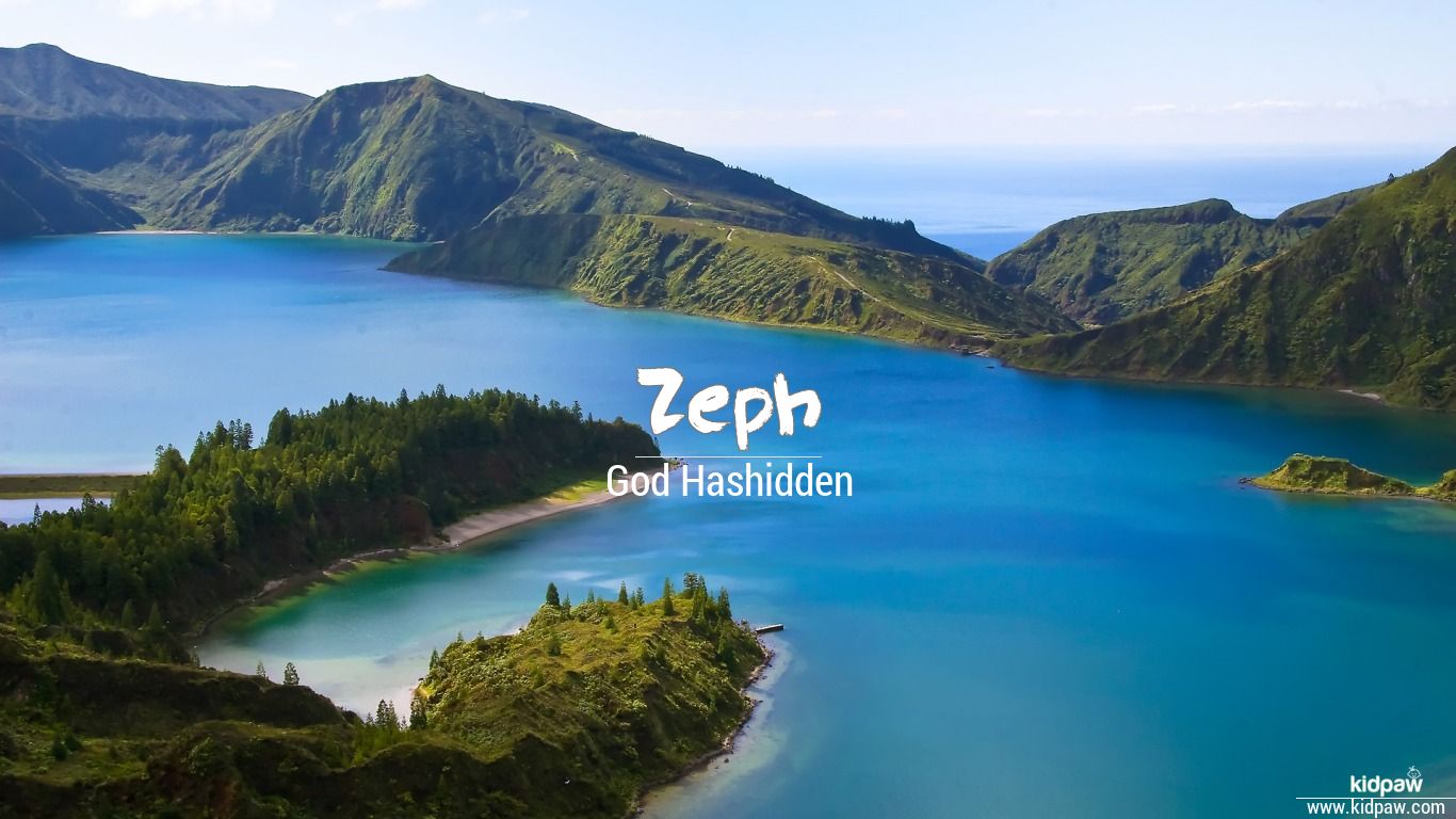 Zeph 3D Name Wallpaper for Mobile, Write Name on Photo Online