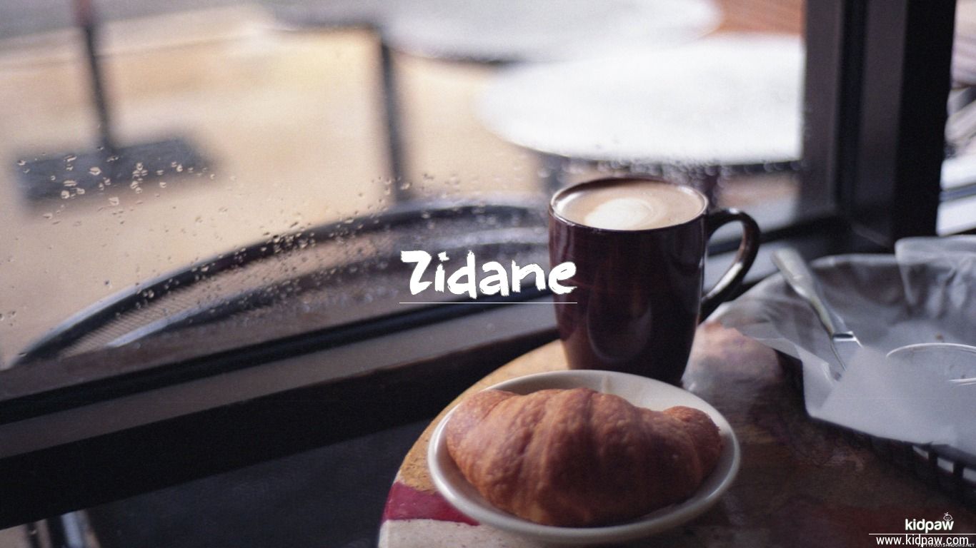 Zidane 3D Name Wallpaper for Mobile, Write Name on Photo Online