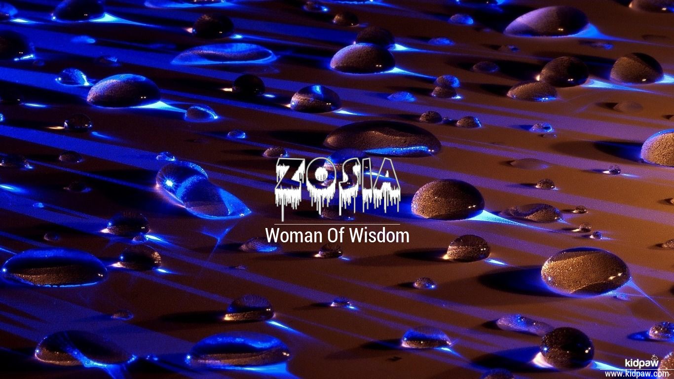 Zosia 3D Name Wallpaper for Mobile, Write Name on Photo Online